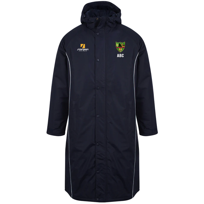 Old Yardleians RFC Full Length Subs Jacket – Scorpion Sports Shop