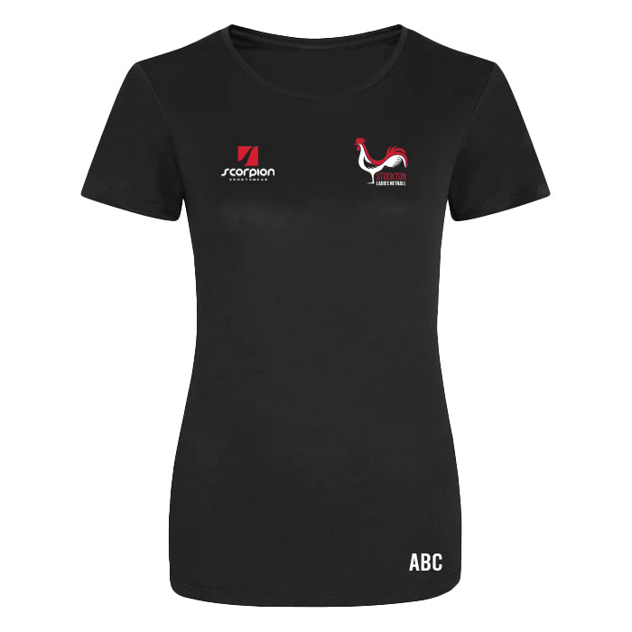 Stockton Netball Warm Up T-Shirt – Scorpion Sports Shop
